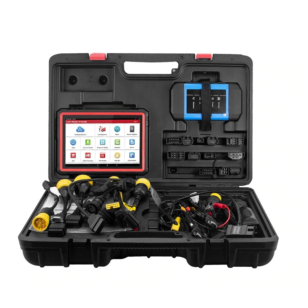 LAUNCH X431 PRO3S+ HDIII 12V Car/24V Truck full system diagnostic tools ...