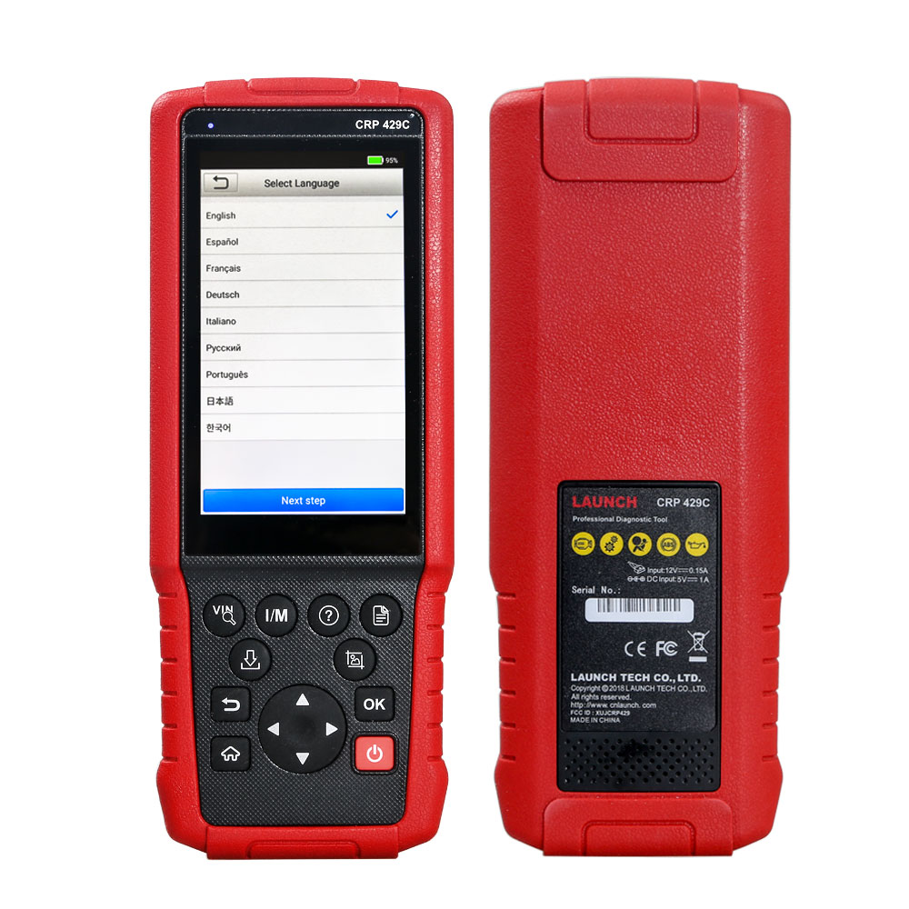 LAUNCH X431 CRP429C Auto Diagnostic Tool for Engine/ABS/SRS/AT+11 Service CRP 429C OBD2 Code ...