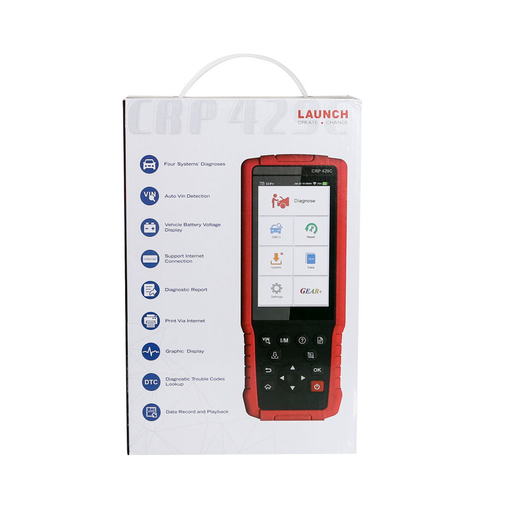 LAUNCH X431 CRP429C Auto Diagnostic Tool for Engine/ABS/SRS/AT+11 Service CRP 429C OBD2 Code ...