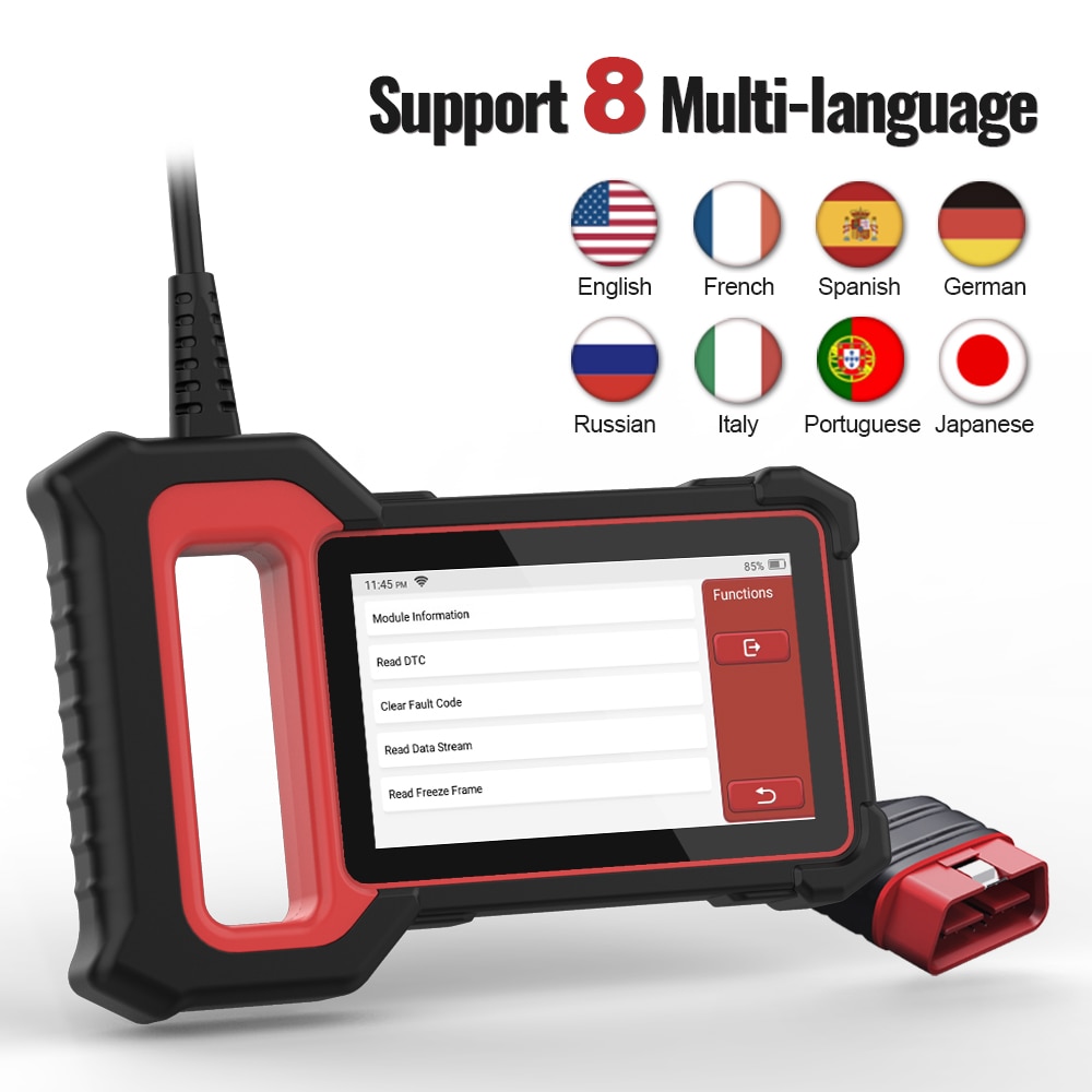 THINKCAR Thinkscan Plus S7 OBD2 Scanner ETS RESET Code Reader Full ...