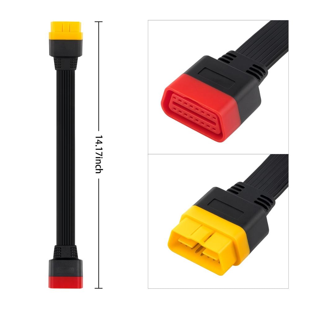 Launch OBD Extension Cable for X431 V/V+/PRO/PRO 3/Easydiag 3.0/Mdiag ...