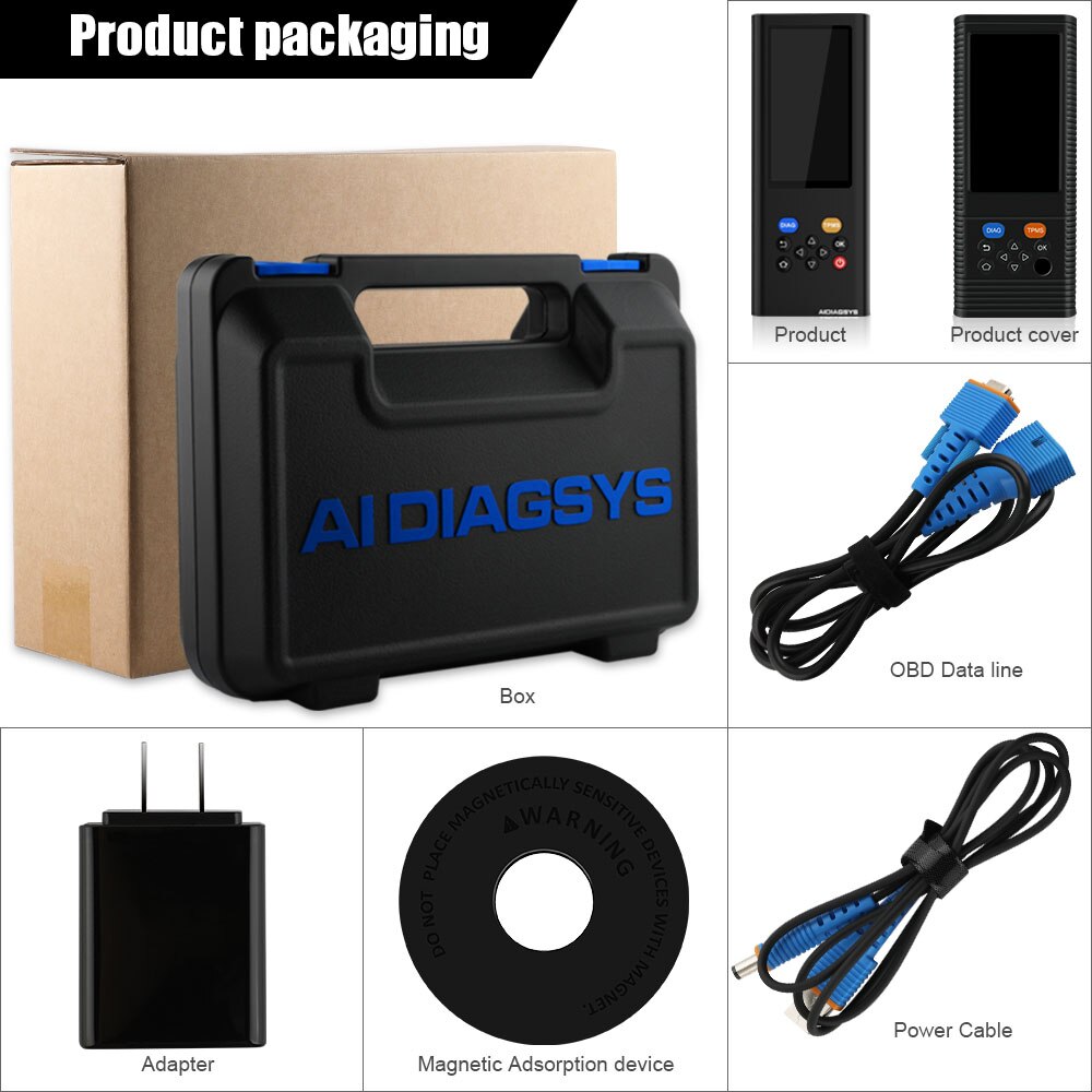 LAUNCH X431 AIDIAGSYS Full System OBD2 Scanner TPMS Programming ABS DPF ...