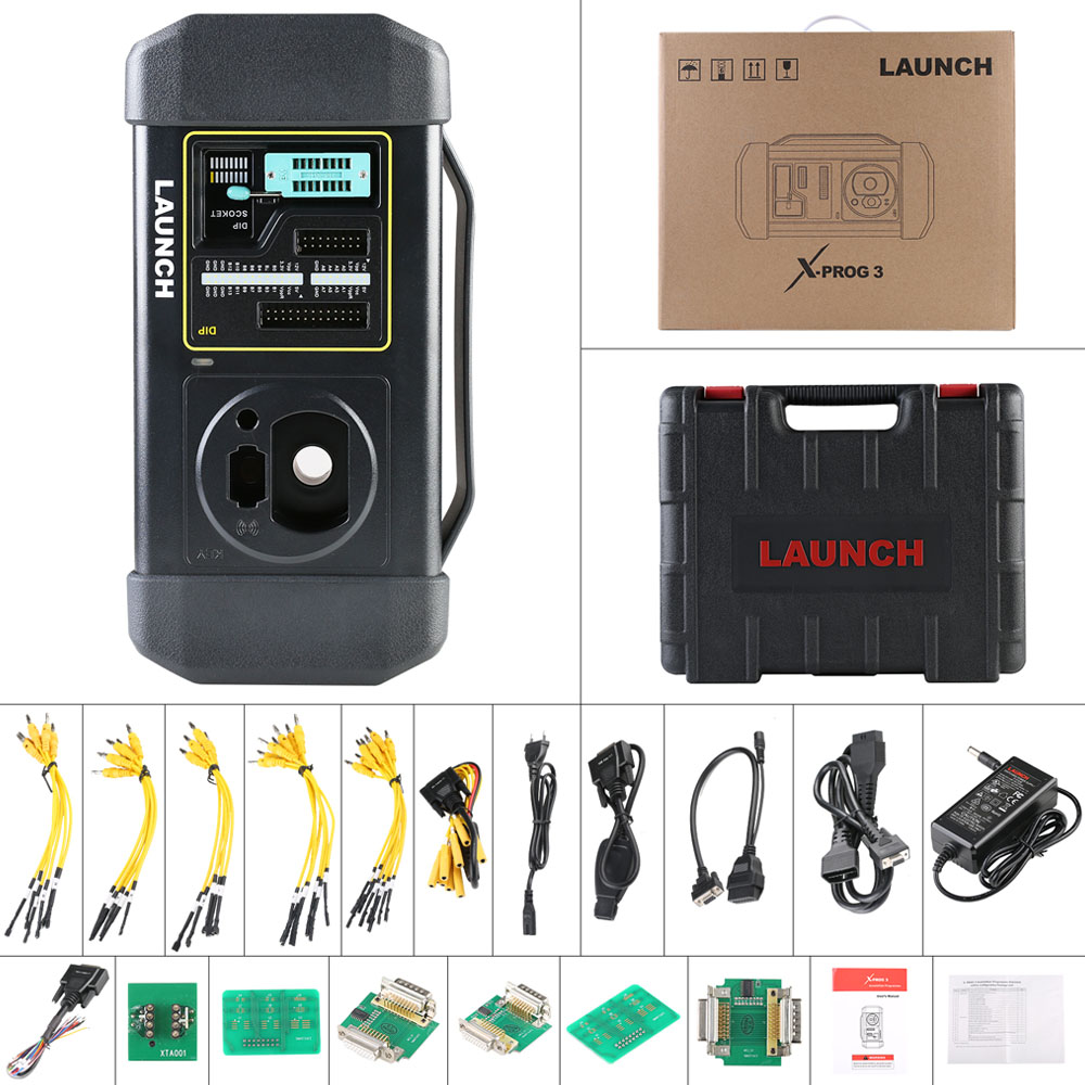 Launch X431 V+ V4.0 Full System Bi-Directional Diagnostic Scanner with X-PROG3 GIII Immobilizer ...
