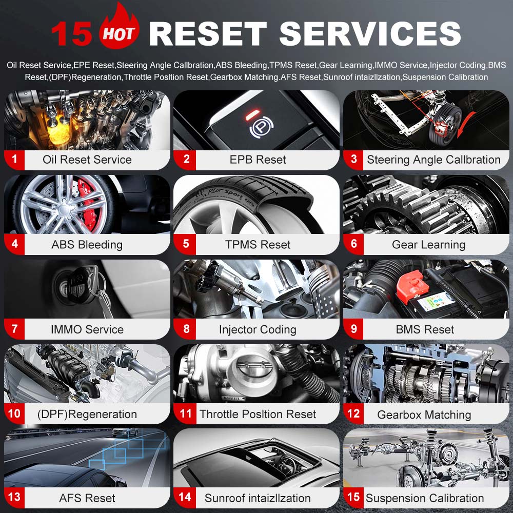 LAUNCH X431 CRP909E OBD2 Car Full System Diagnostic Tool Code Reader ...