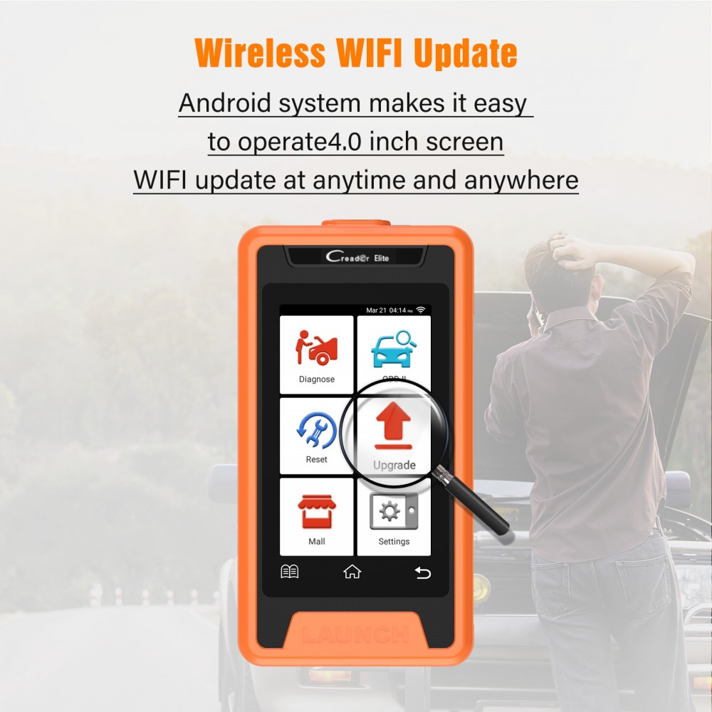 Launch Creader Elite For BENZ Full-system Diagnosis Tool OBDII Scanner