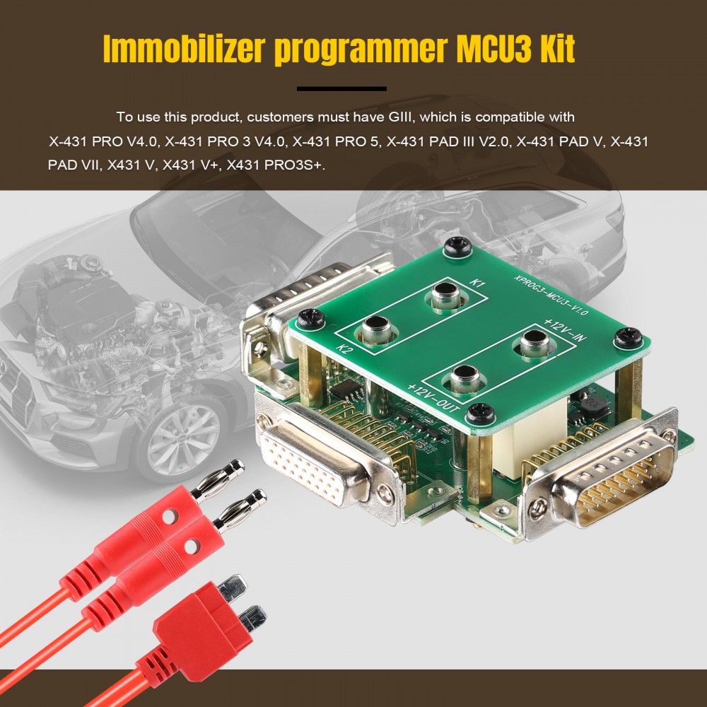 Launch GIII X-Prog 3 Advanced Immobilizer & Key Programmer Plus MCU3 ...