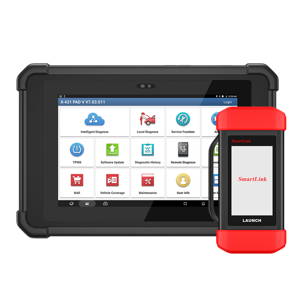 LAUNCH X431 PAD V ECU Online Programming Tools X-431 PAD 5 with SmartLick C CAN FD\DOIP\J2534 ...