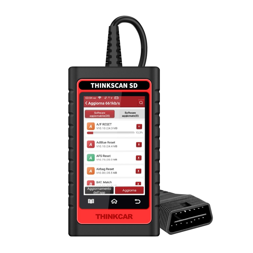 ThinkCar ThinkScan SD6 OBD2 Scanner Engine ABS SRS ECM TCM BCM IC Auto ...
