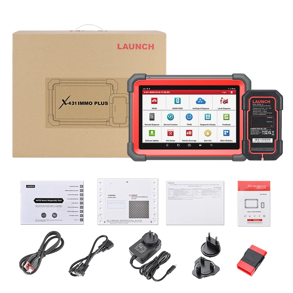 LAUNCH X431 IMMO Plus Car Key Programmer Diagnostic Scanner Key ...