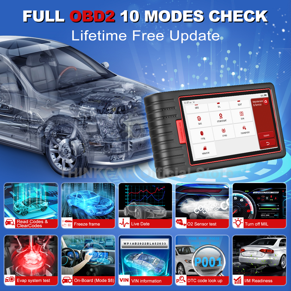 THINKCAR Thinktool ThinkScan Max 2 Full system Lifetime free AF DPF ...
