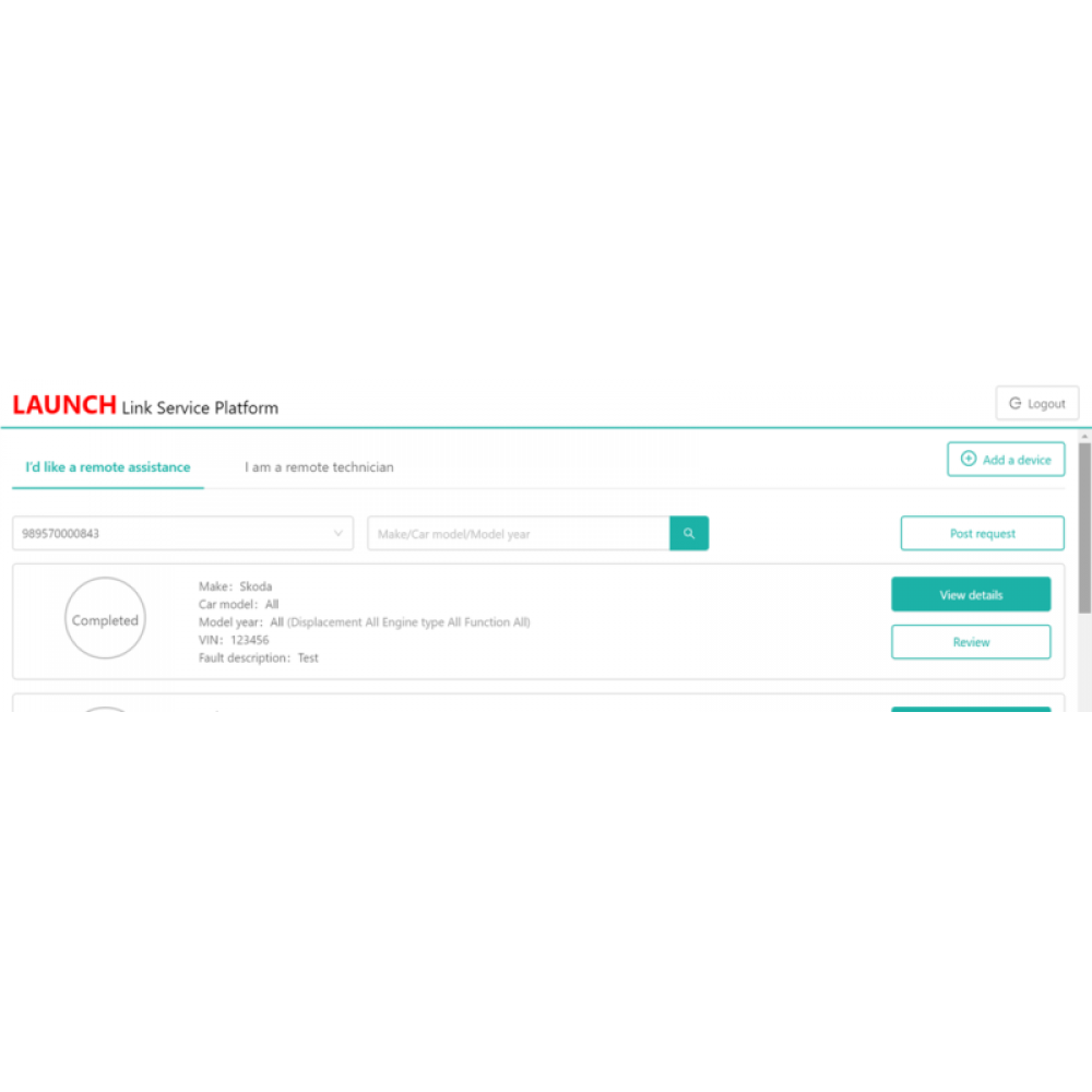 Launch SmartLink B&C All-in-One Remote Diagnostic Device (Vehicle Data ...