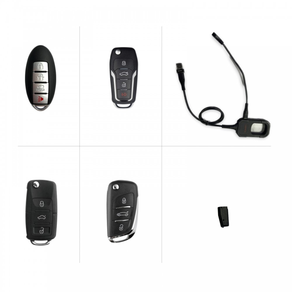Launch X431 Key Programmer Remote Maker with Super Chip and 4 Sets of ...