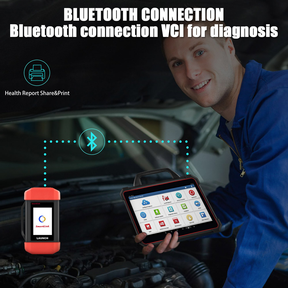 Launch X-431 PAD VII PAD 7 Elite Automotive Diagnostic Tool Support Online Coding Programming ...