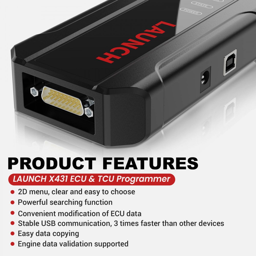 Launch X-431 ECU & TCU Programmer Standalone Cloning Device 2D Menu for ...