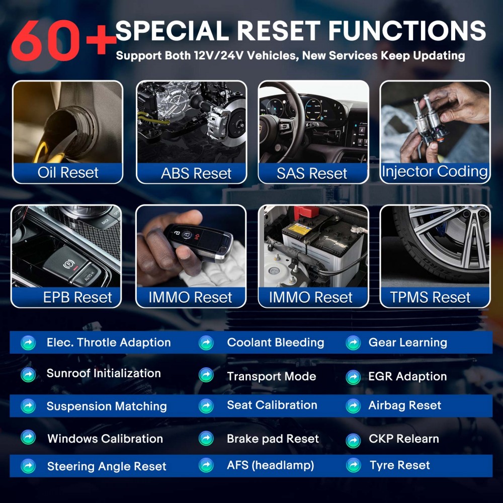 LAUNCH X431 PRO3S+ SmartLink HD for 12V&24V Diesel&Gasoline Support Bi ...