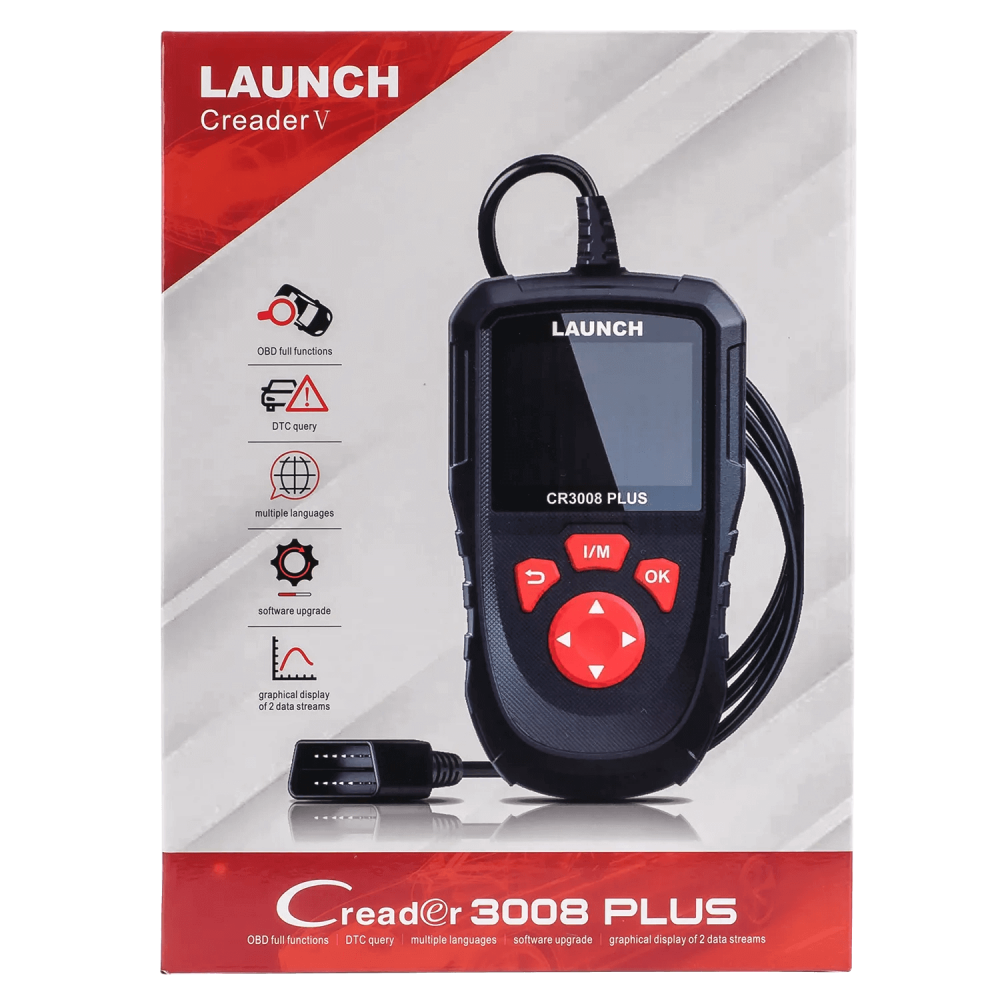 LAUNCH CR3008 PLUS OBD2 Scanner Engine Battery Diagnostic Tools Auto ...