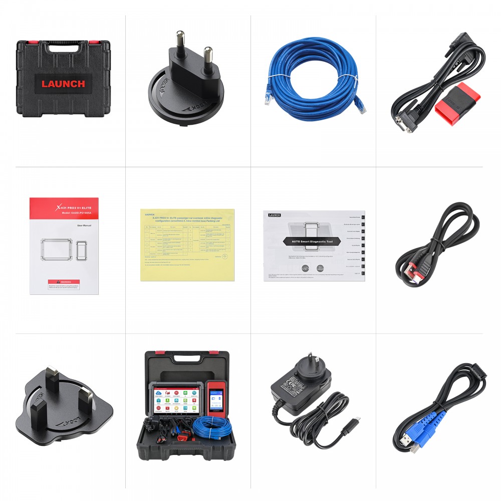 LAUNCH X431 PRO3 V+ 5.0 Elite 2024 Upgraded Bidirectional Scan Tool ...